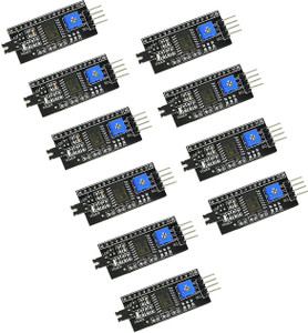 Aktronics I2C/Iic/Twi/Spi Serial Interface Board Module For Arduino 1602 Lcd Display (Pack of 10 ...