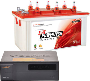 POWER TECH PT 24500+V-Guard Jaadoo 1050 Tubular Inverter Battery Price in India - Buy POWER TECH ...