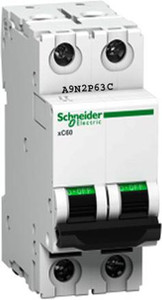 Schneider Electric Acti 9 MCB xC60 2P 63A C 10000A A9N2P63C MCB Price in India - Buy Schneider ...