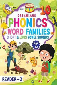Phonics Reader - 3 (Word Families Short and Long Vowel Sounds) Age 6 ...