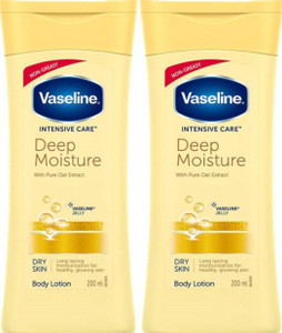 Vaseline Intensive care Deep Moisture Body Lotion Pack of 2 (2*200 ML) - Price in India, Buy ...
