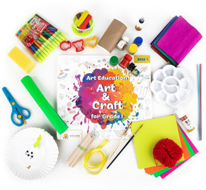 Sparklebox 6 In 1 DIY Art and Craft Fun Learning Educational Kit & Book ...