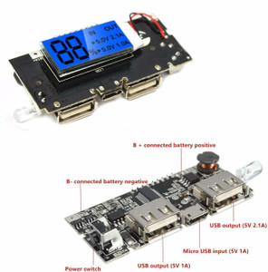 xcluma Dual USB 5V 1A 2.1A Mobile Power Bank 18650 Battery Charger PCB Module Board Electronic ...