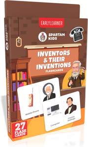 spartan kids Inventors & Their Inventions Flash Cards for Kids | 27 ...