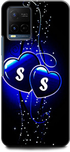 WallCraft Back Cover for Vivo Y21T, V2135 S S, S LOVES S, S NAME, ALPHABET, SS LOVE, HART, BLUE ...