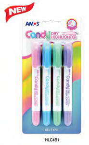 Flipkart.com | Amos Dry Highlighter - Candy Colors - HLC-4P - Dry Highlighter