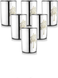 Vikas Metal Pack Of STAINLESS STEEL DRINKING GLASS Glass Set Water Juice Glass Price In
