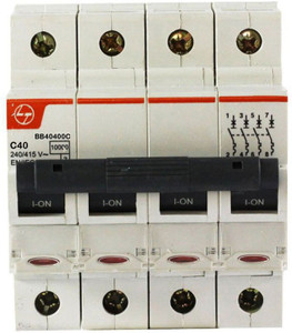 L&T 40A Four Pole 10kA C Curve BB40400C MCB Price in India - Buy L&T 40A Four Pole 10kA C Curve ...
