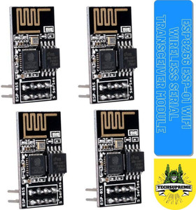 TechSupreme ESP8266 ESP-01 WiFi Wireless Serial Transceiver Module for DIY Arduino Projects PACK ...