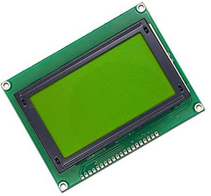 TRUSTECH OLA14005 Lcd 128X64 Yellow Backlight Alphanumeric Display for 8051,Avr,Arduino ...