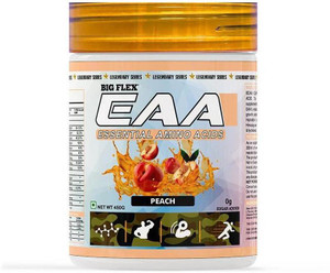Bigflex EAA (Essential amino acids), Peach Flavour,(450 Gm),30 Servings EAA (Essential Amino ...