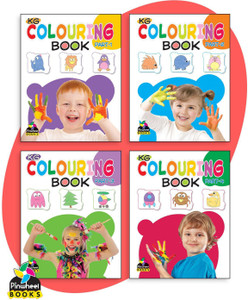 KG Colouring Books Collection | Set of 4 Colouring Books for Kids ...