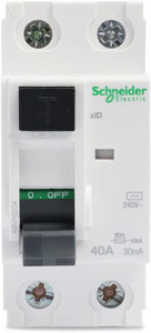 Schneider Electric A9N16204 Acti 9 RCCB xID 2P 40A 30mA AC-type MCB Price in India - Buy ...