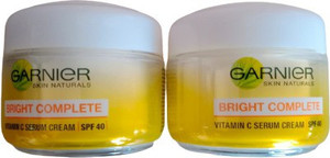 GARNIER BRIGHT COMPLETE VITAMIN C SERUM CREAM SPF 40 (452=90gm) (PACK OF 2) Price in India - Buy ...