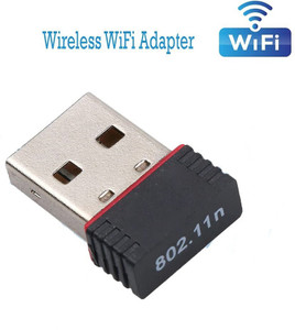 microware 950Mbps Wireless WiFi Adapter for Pc Desktop Laptop Compatible with Windows XP/7/8/8.1 ...