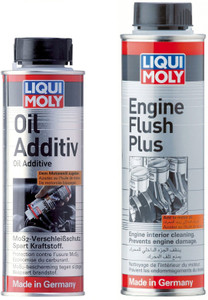 Liqui Moly Oil Additive 200 ML + Engine Flush Plus 300 ML Combo Oil Flush and Treatment Price in ...