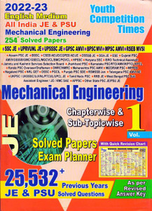 Mechanical Engineering (JE) Chapterwise & Sub-Topicwise Solved Papers ...