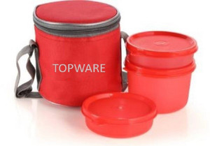 Flipkart.com | Topware Lvely 3 Containers Lunch Box (450 ml) 3 Containers Lunch Box