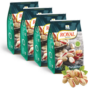 ROYAL Premium Roasted & Salted Pistachios Jumbo | Dry Oven Roasted , Crunchy (1kg) Pistachios ...