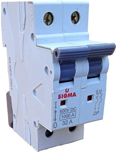 Kenbrook Solar Sigma DC MCB 500V 32A Miniature Circuit Breaker (32 AMP) MCB Price in India - Buy ...
