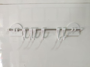 GK sales 6 Adjustable Hook Hanger With Suction Hook Rail 6 Price in India - Buy GK sales 6 ...