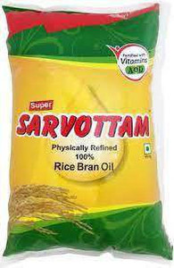 Super Sarvottam Sarvottam Rice Bran Oil Rice Bran Oil Pouch Price in India - Buy Super Sarvottam ...