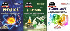 NIOS Physics(312), Chemistry(313), Mathematics(311) Science Side 3 Class 12 English Medium ...
