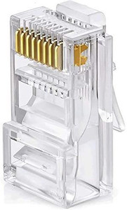 Sadow Pack of 25 Cat6 Cat5e RJ45 Ethernet Connector LAN Cable Crimp Lan Adapter Price in India ...