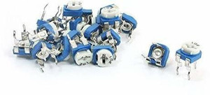 SunRobotics 1k ohm (102) Variable Resistor -Trimpot Potentiometer (RM065 Package) 25pcs pack ...