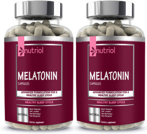 Nutriol Sleeping Pills Aid for Deep Sleep with Melatonin & Valerian (G32) Price in India - Buy ...