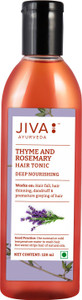 JIVA AYURVEDA Thyme & Rosemary Hair Tonic - Scalp Cleansing Formula - 120 ml - Pack of 1 - Price ...