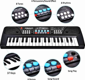 MABS Piano big fun 37 keys keyboard and microphone (Premium Quality) - Piano big fun 37 keys ...