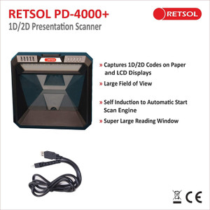 Retsol RETSOL PD-4000+ PD-4000+ Omni-Directional Barcode Scanner Price in India - Buy Retsol ...