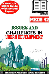 IGNOU MEDS 42 Help Book Issues And Challenges In Urban Planning And Development IGNOU Study ...