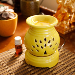 Lyallpur Stores Diffuser Set Ceramic Tree Design Matki Electric Oil Diiffuser with Lemongrass ...