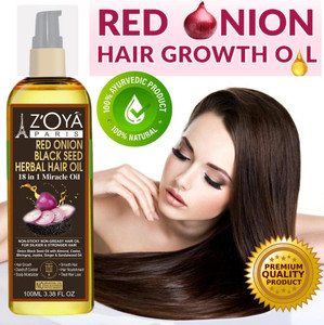 ZOYA PARIS Red Onion Black Seed 18 in ONE Miracle Hair Oil - Price in India, Buy ZOYA PARIS Red ...