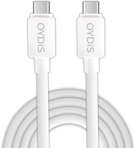 Oydis USB Type C Cable M PVC Type C To Type C USB DATA CABLE White With Free Pop