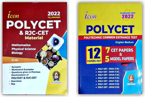 POLYCET And RJC-CET 2022 Material With 7 Previous Papers And 5 Model Papers For Telangana State ...