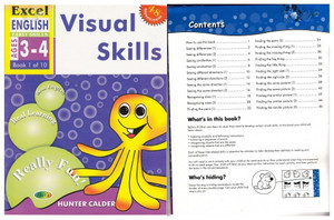 English Visual Skills Book - 1 - Excel English Early Skills Ages 3 - 4 ...