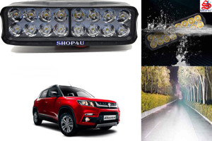 SHOP4U 16 LED Fog Light High Power Fog Lamp for Maruti Suzuki Vitara Brezza Fog Lamp Car, Truck ...