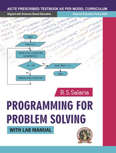 Programming for Problem Solving (with Lab Manual) | AICTE Prescribed Textbook - Book Code ...