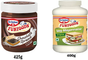 FUNFOODS by Dr. Oetker CHOCOLATE SPREAD + VEG.MAYO ORIGINAL Price in India - Buy FUNFOODS by Dr ...