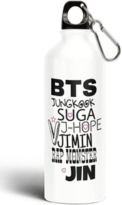 Flipkart.com | TEENPLUS BTS Members names Printed Aluminium Water ...