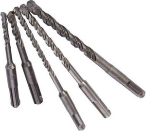 DUMDAAR 5pcs/set SDS Shank Electric Hammer Drill Bit Set SDS PLUS Rotary Hammer Impact Drill Bit ...