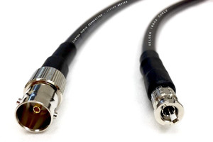 Flaxzy Video Cable 1 m Standard BNC Female to HD Micro BNC Male 6G HD-SDI Belden 1694A RG6 75Ohm ...