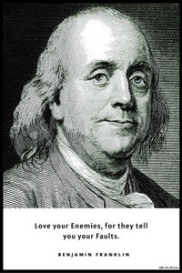 YAA - Benjamin Franklin Quotes Poster (12inchx18inch) Photographic ...
