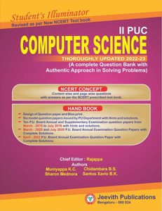 Jeevith 2nd PUC - COMPUTER SCIENCE [Student's Illuminator : A Complete Question Bank With ...