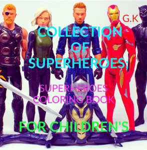 COLLECTION OF SUPERHEROES; SUPERHEROES COLORING BOOK: Buy COLLECTION OF ...