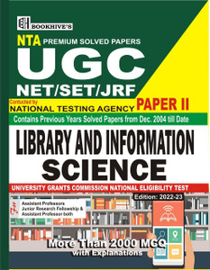 NTA UGC NET Library & Information Science 2022 Solved Papers: Buy NTA UGC NET Library ...