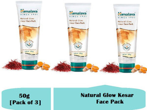 HIMALAYA Natural Glow Kesar Face Pack, 50gm [Pack of 3] - Price in India, Buy HIMALAYA Natural ...
